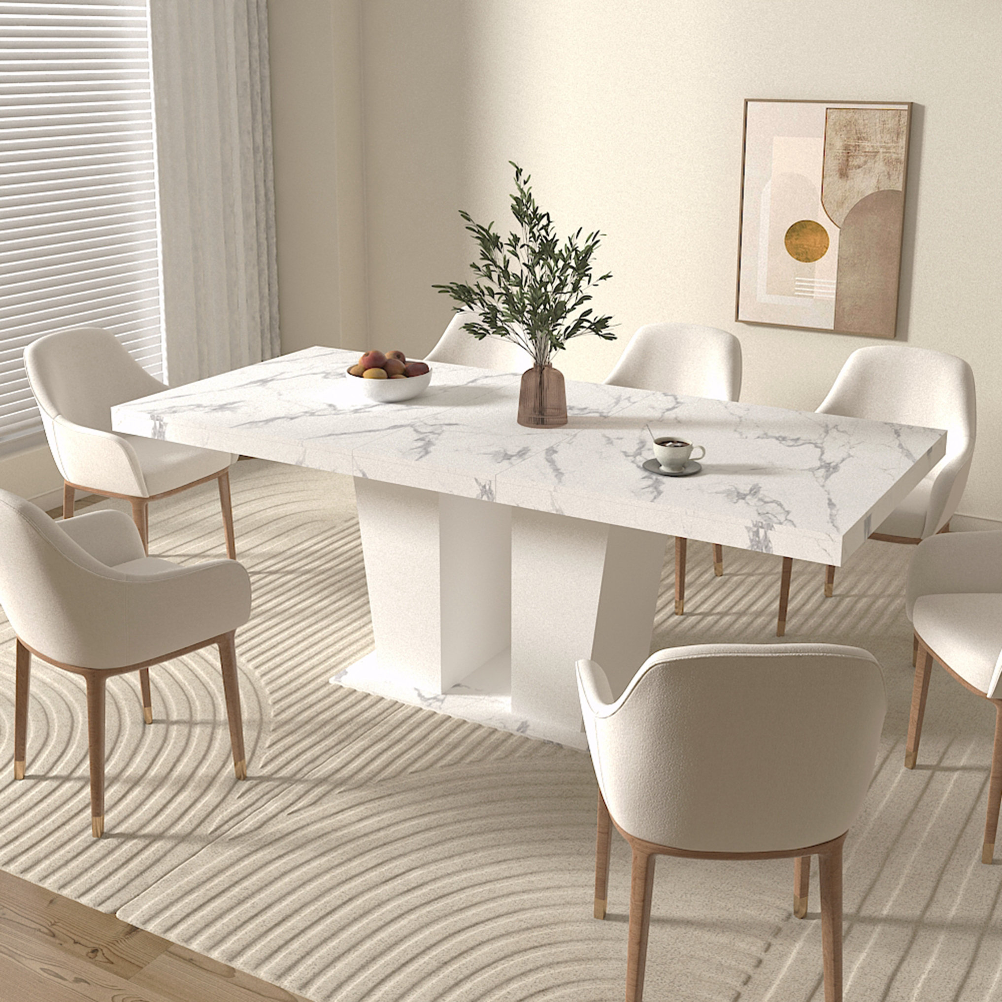 George Oliver Extendable Dining Room Table | Wayfair