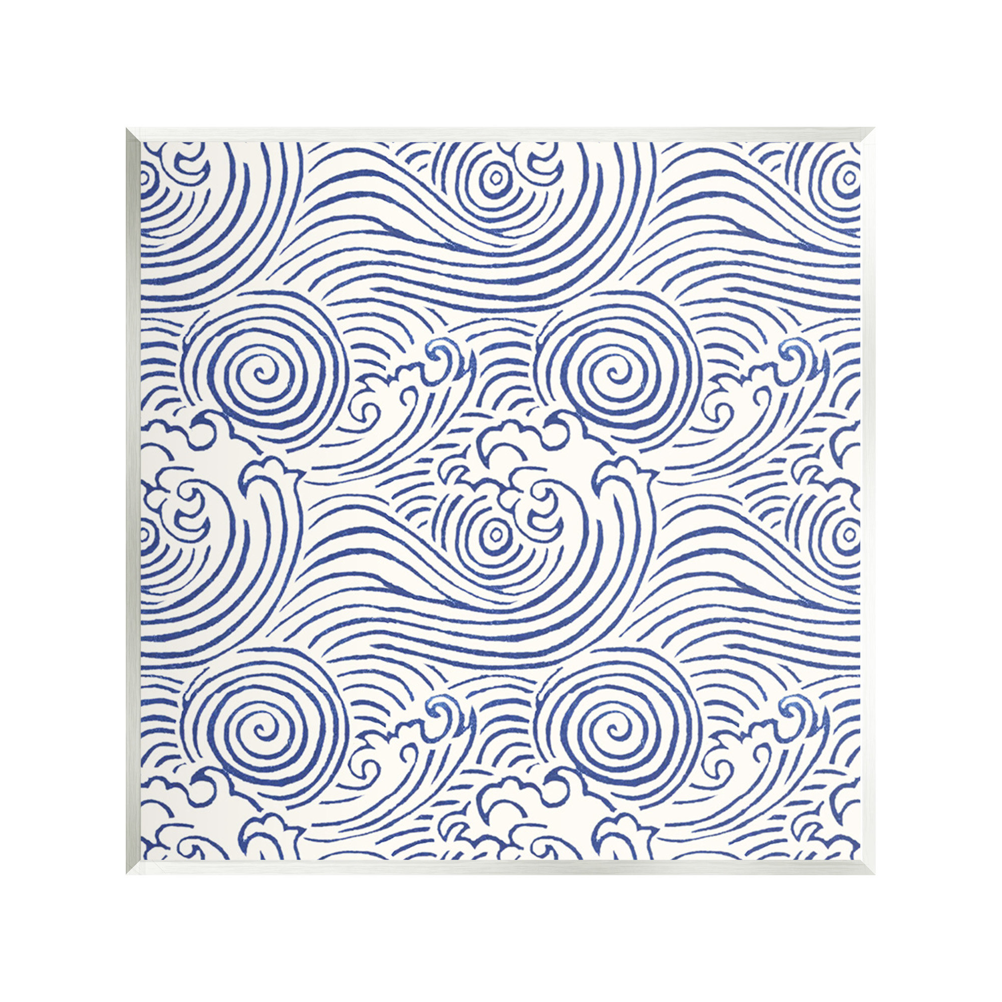 Wrought Studio™ Traditional Sea Waves Pattern Wall Plaque Art by Marie ...