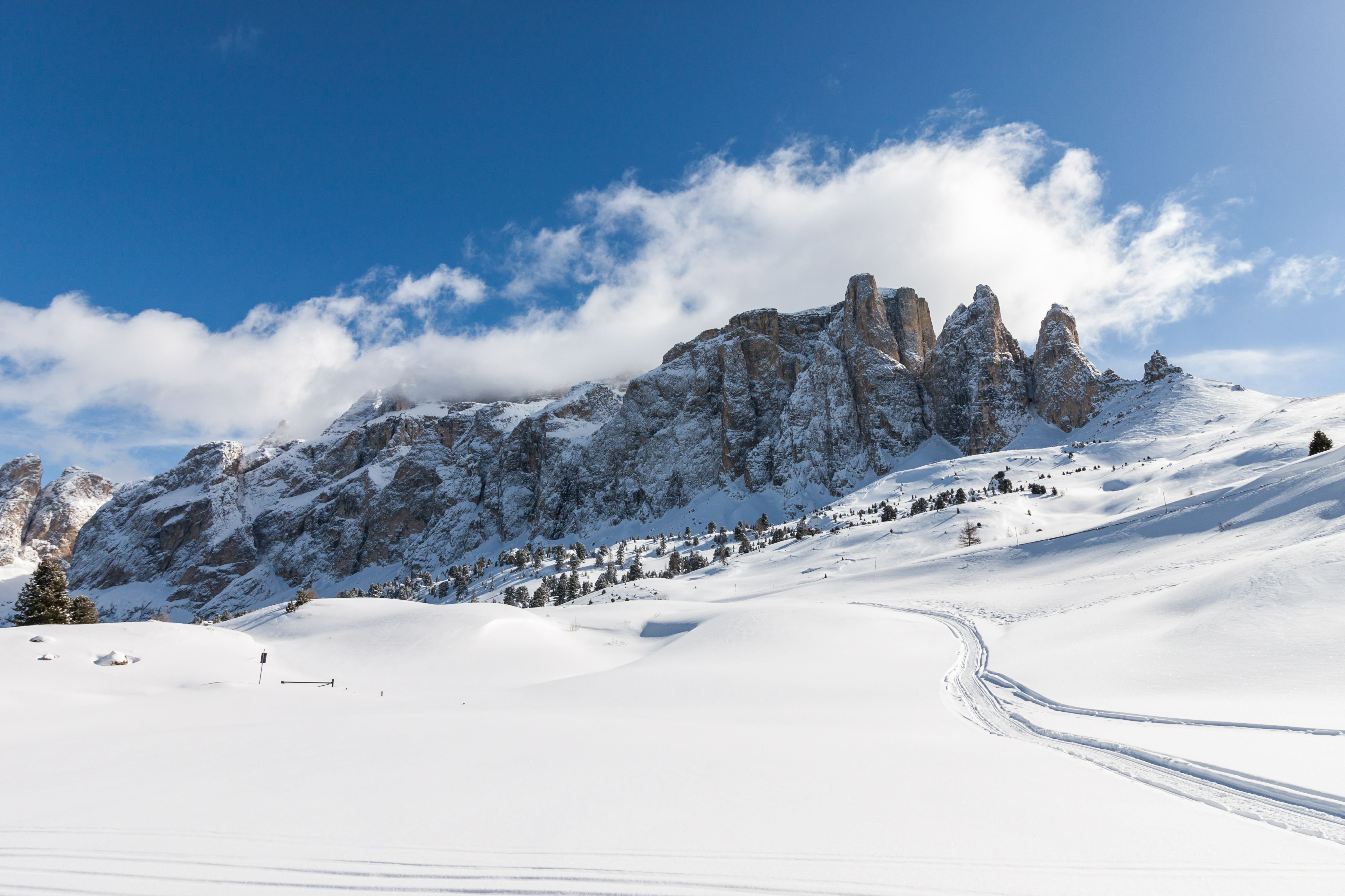 Millwood Pines Ahisha View of the Sella Group in the Italian Dolomites ...