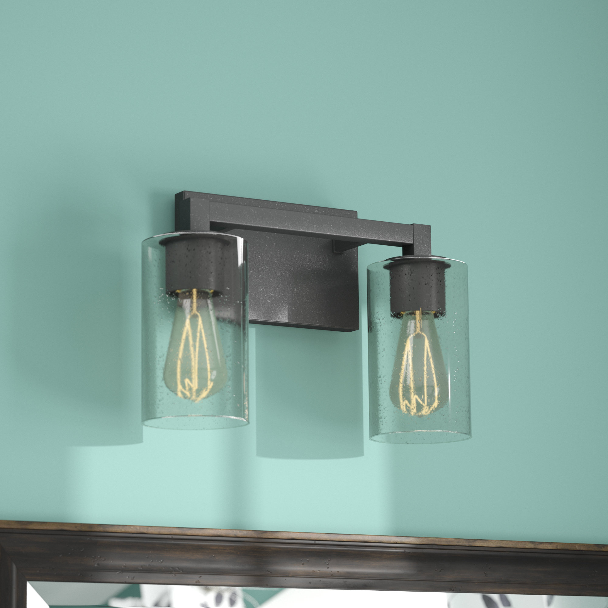 The Twillery Co.® Keeley 2-Light Vanity Light & Reviews | Wayfair