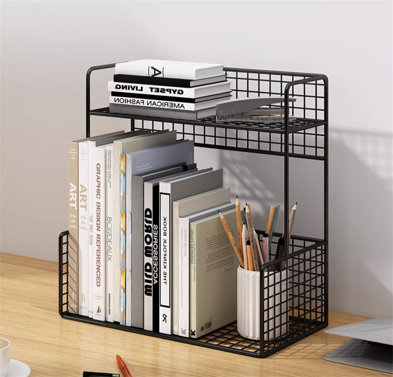 Orren Ellis Adalind Metal Desk Organizer | Wayfair