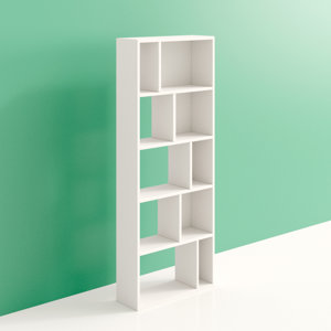 East Urban Home Geometric Bookcase & Reviews | Wayfair
