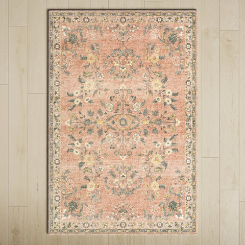 Berger Performance Pink/Gray Rug & Reviews | Birch Lane