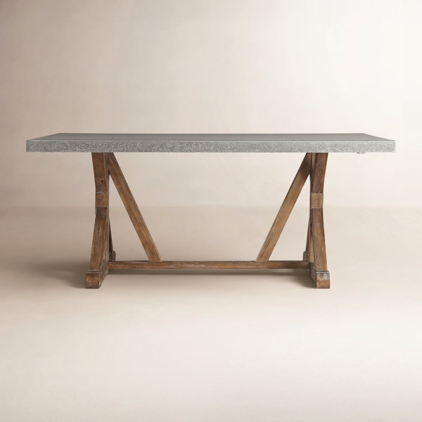 Sand & Stable™ Brooksville 72" Trestle Dining Table & Reviews | Birch Lane