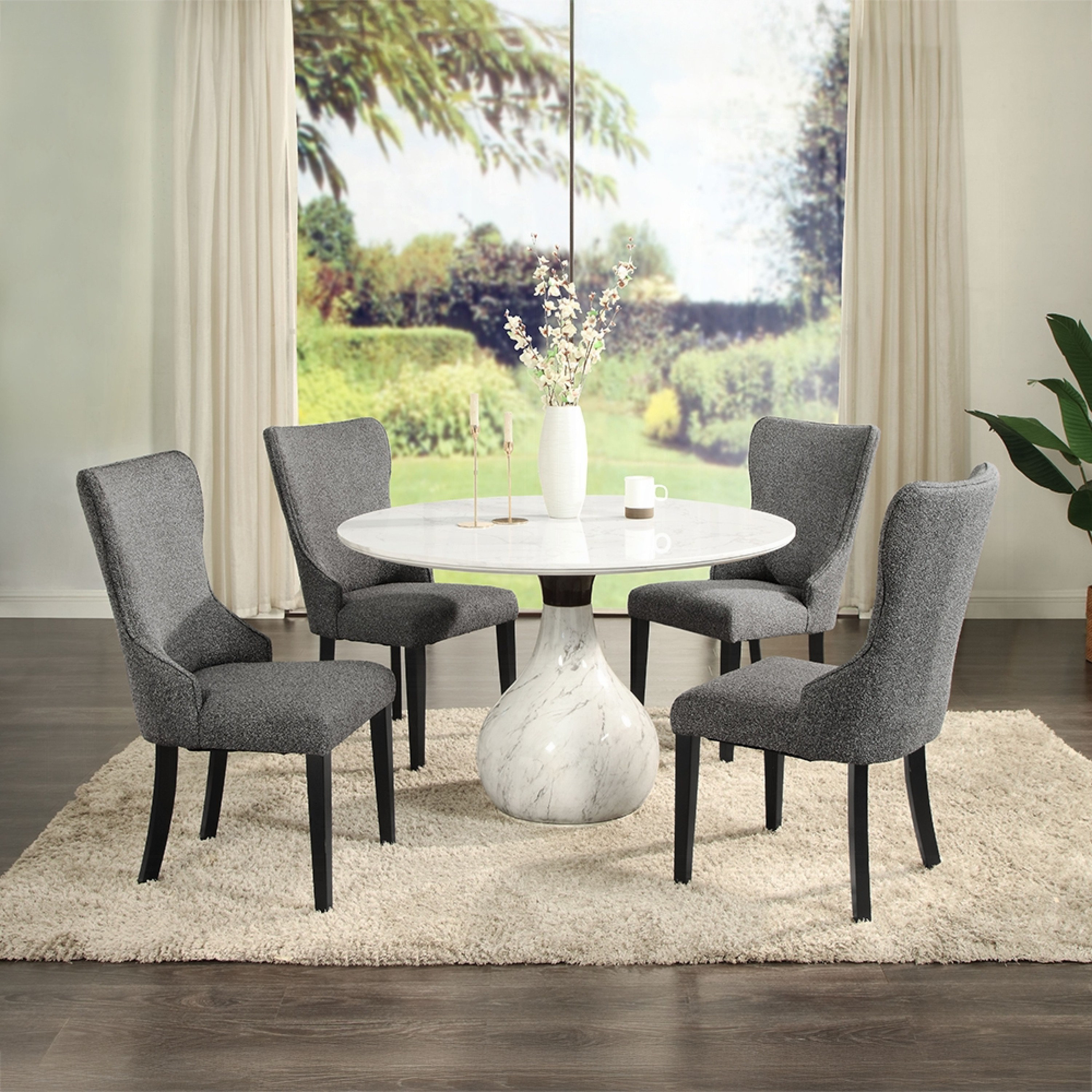 Red Barrel Studio® Koen Round Dining Table Set | Wayfair
