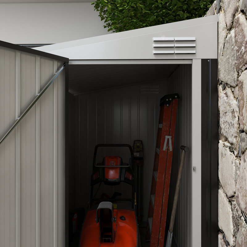 Outsunny Metal Lean-to Storage Shed & Reviews | Wayfair