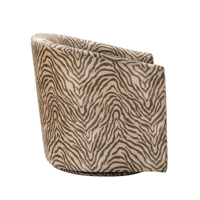 Hokku Designs Freudberg 30.5'' Wide Swivel Barrel Chair | Wayfair