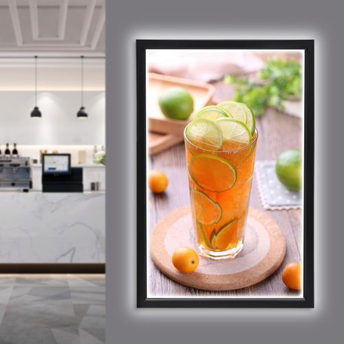 Latitude Run® Echoe Metal Picture Poster Frame With LED Light | Wayfair