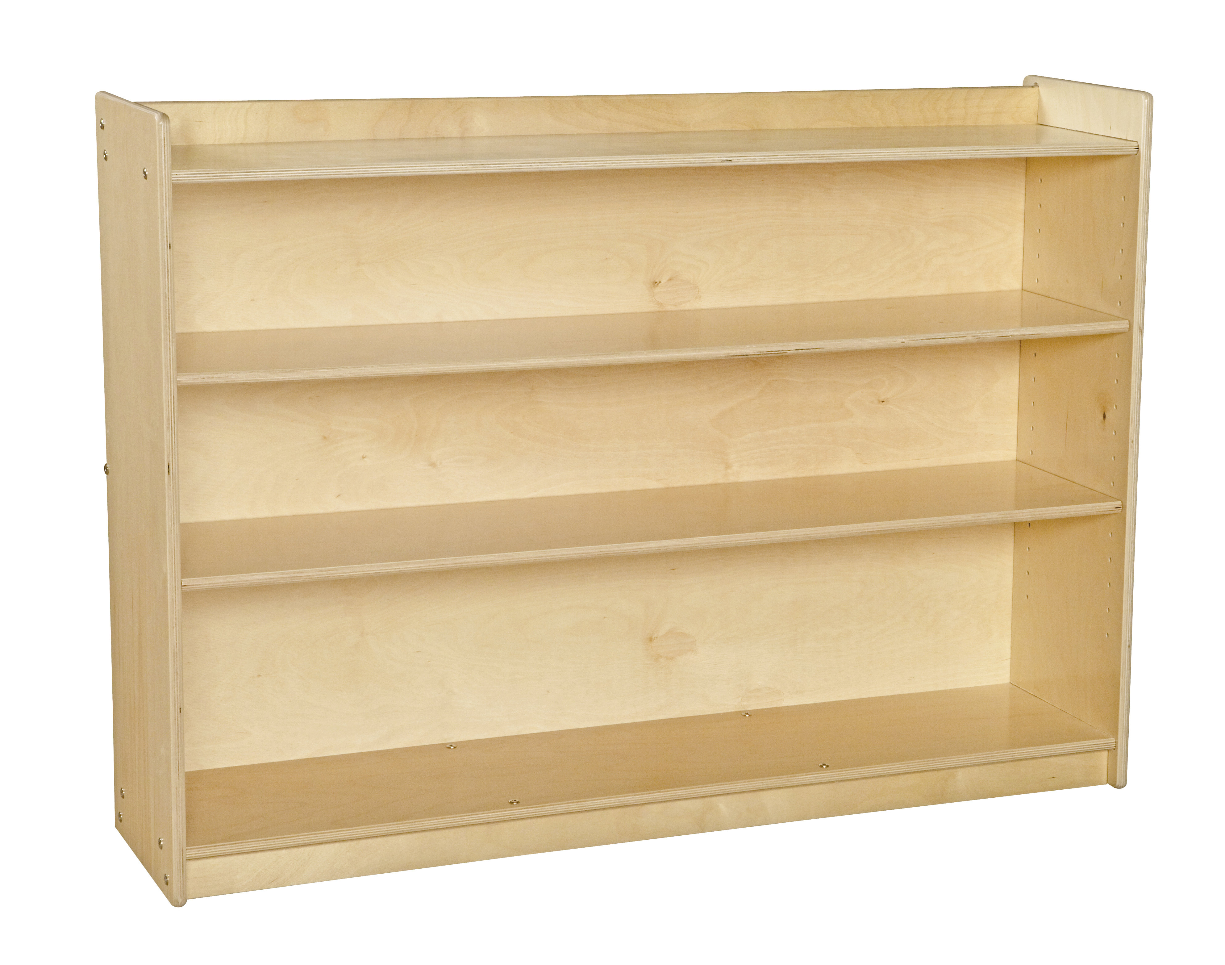 Wood Designs Contender Mobile Adjustable Book Case w/Lip (35.5"H) RTA ...