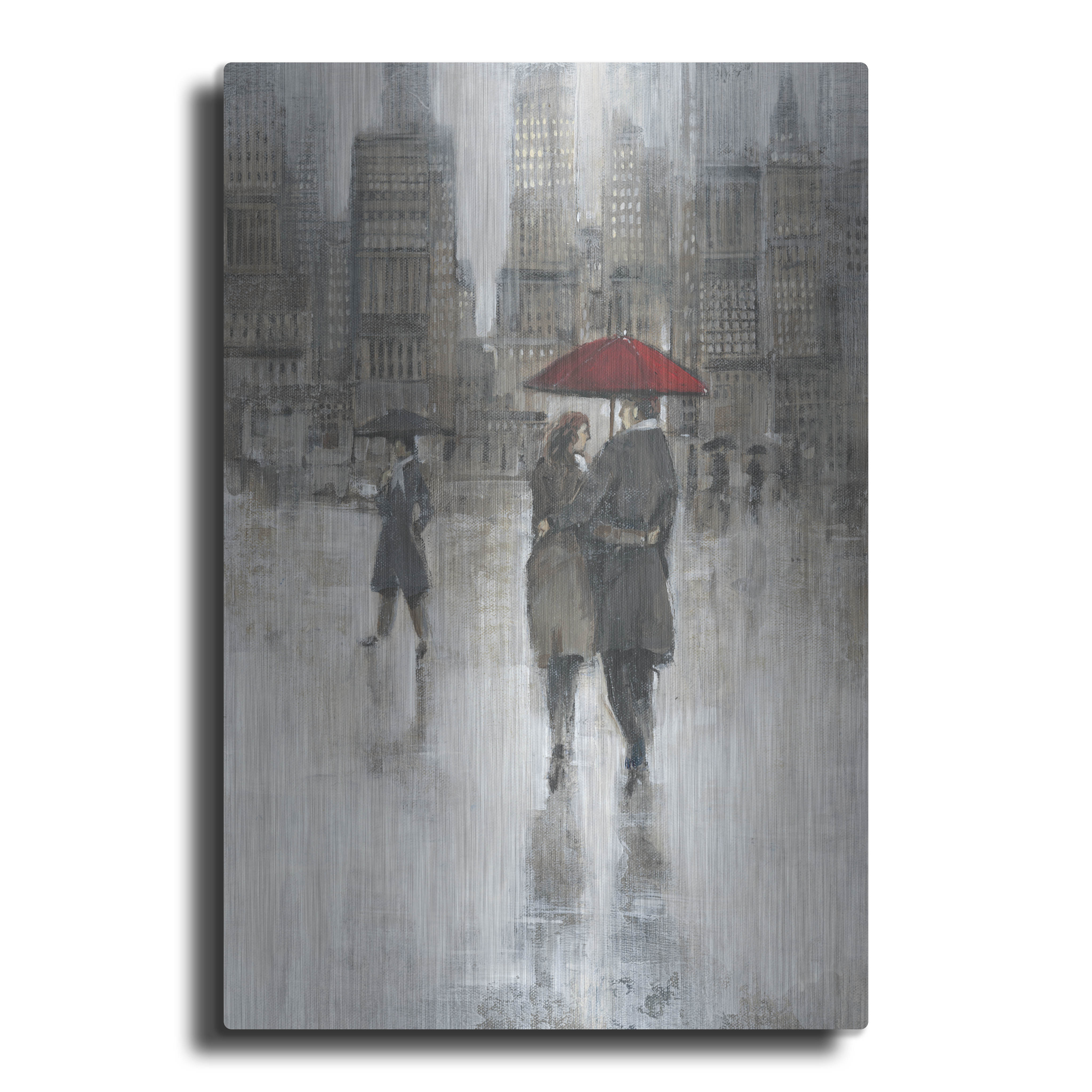Winston Porter 'Rain in The City II' by Tim O'Toole, Metal Wall Art ...