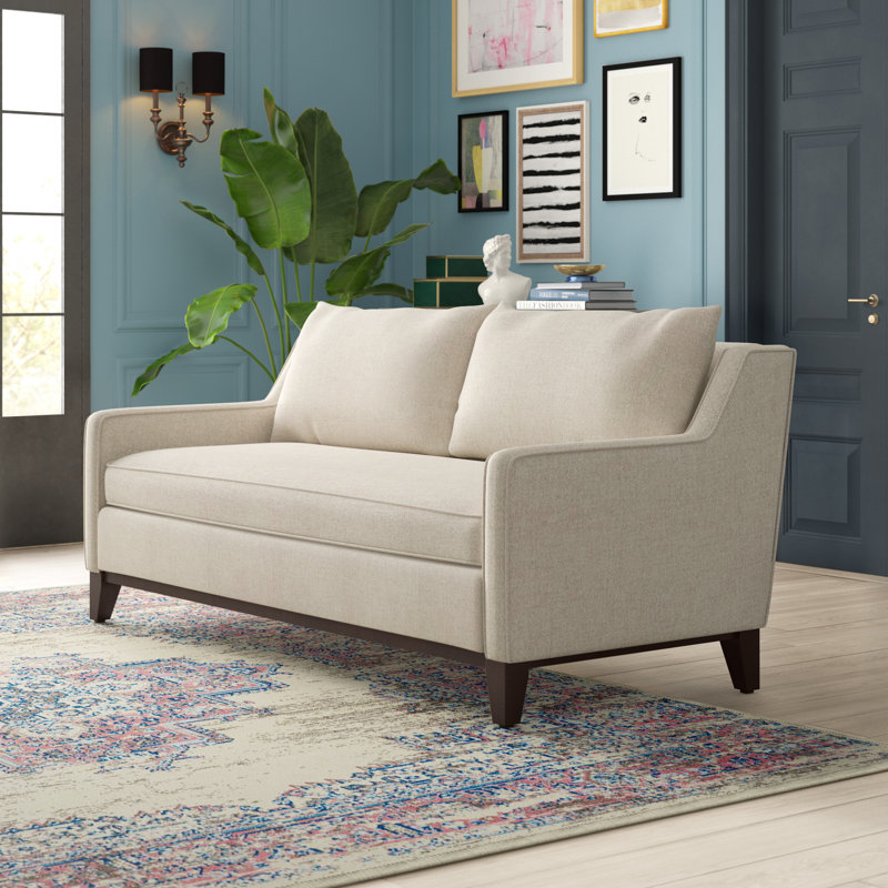 Wildon Home® Tranard 74.5" Square Arm Sofa with Reversible Cushions ...