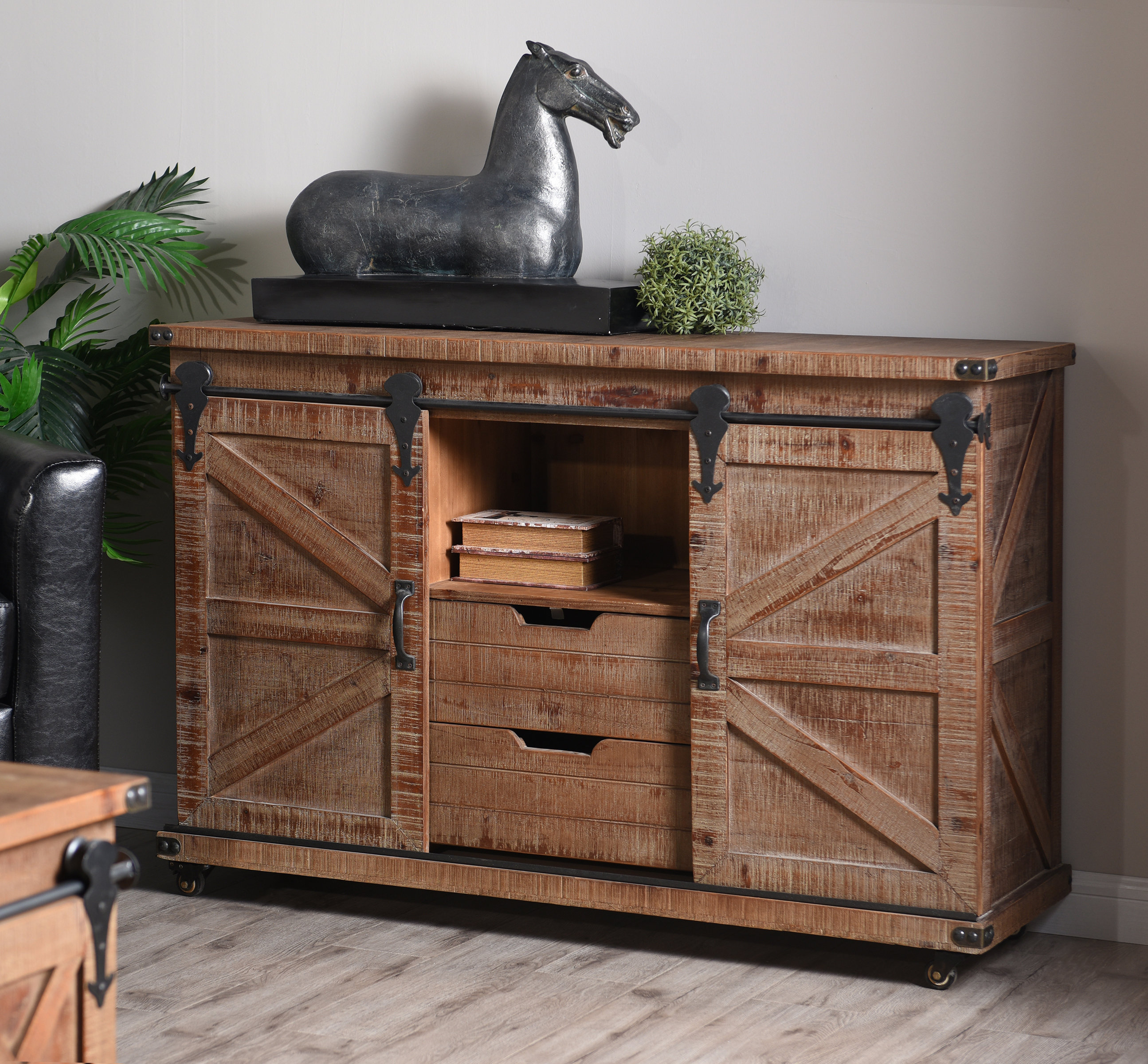 Laurel Foundry Modern Farmhouse® Howden 2 - Drawer 2 - Door Accent ...