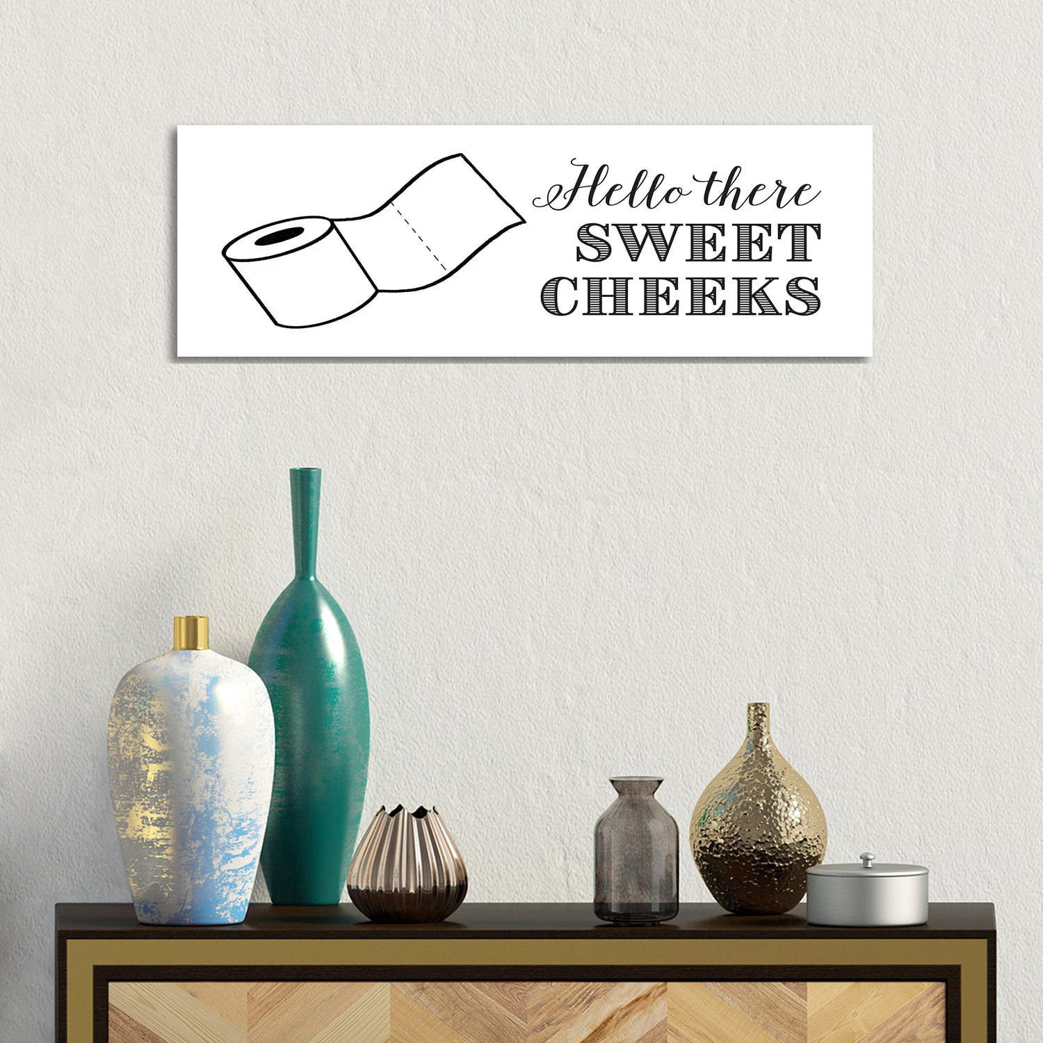 Happy Larry Hello There Sweet Cheeks by Leslie Mcfarland - Wrapped ...