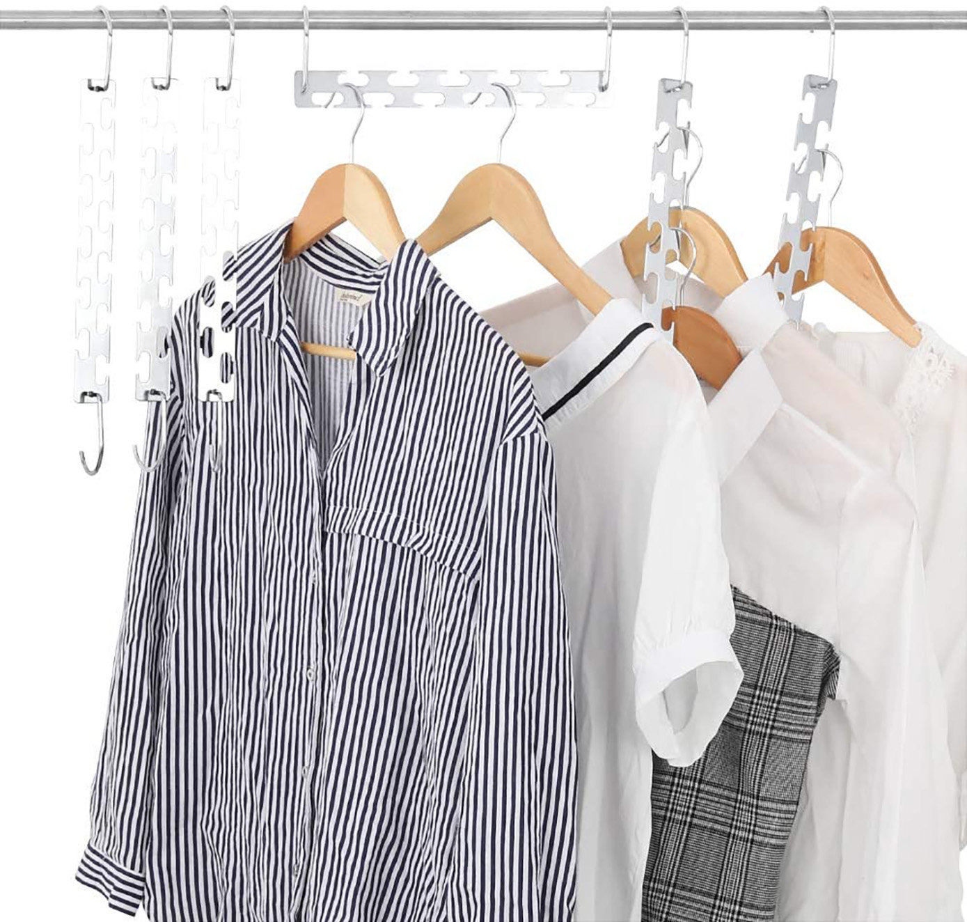 Rebrilliant Dyshon Plastic Non-Slip Multi - Layer Hanger for | Wayfair