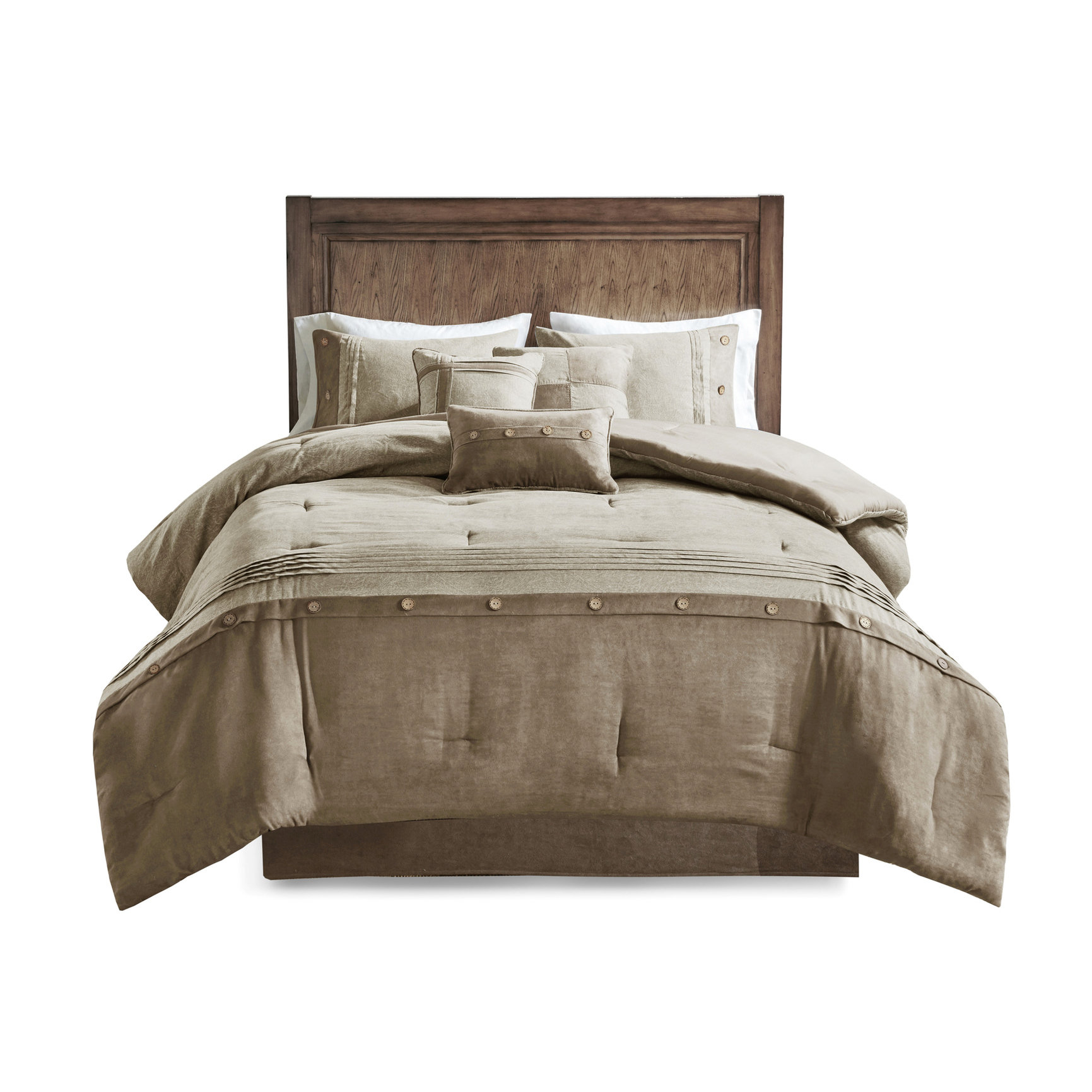 Wovilo 7 Piece Bedding - Faux Suede Luxury Soft Touch Comforter | Wayfair