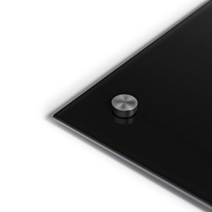 U Brands Black Glass Dry Erase Board, Frameless & Reviews | Wayfair