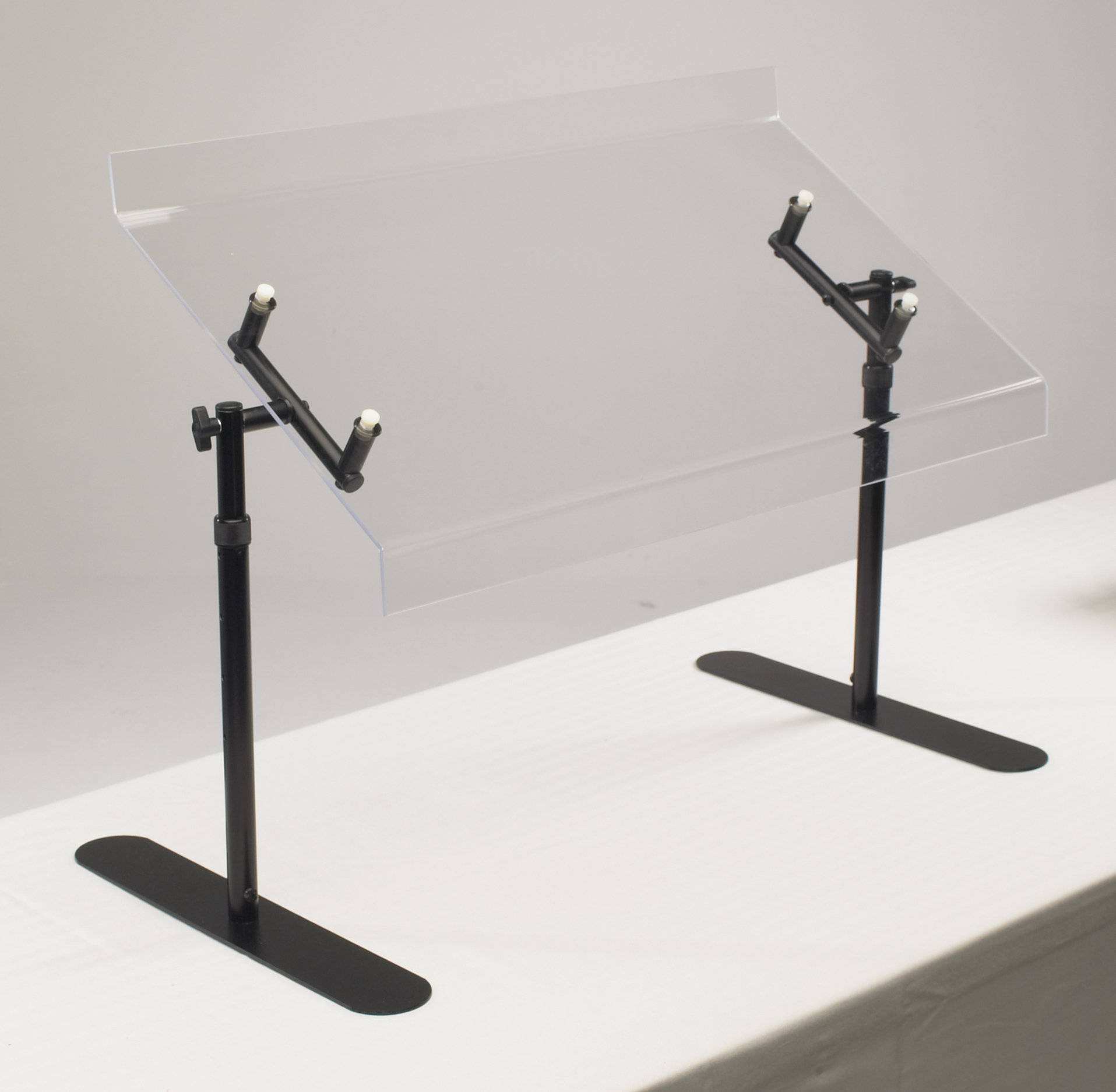 Cal-Mil Portable Acrylic Sneeze Guard with Metal Frame | Wayfair