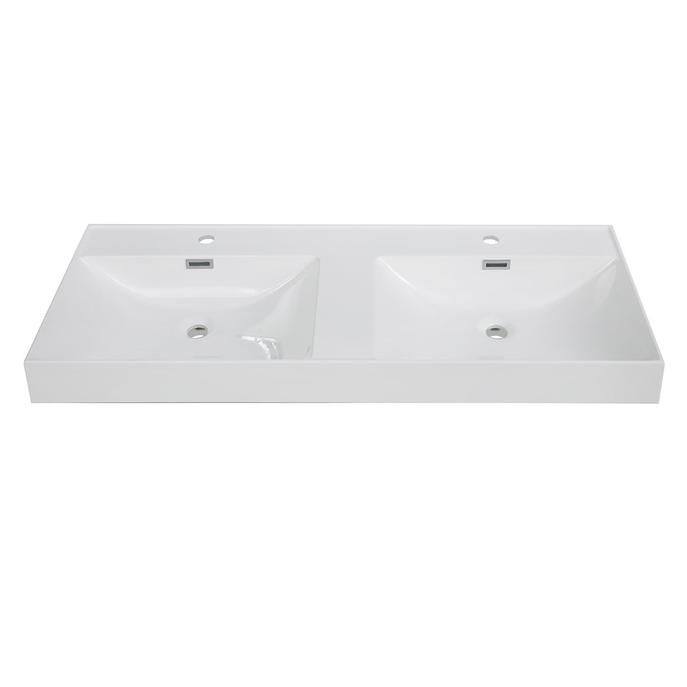 Streamline Bath 47.2" Solid Surface Resin Streamline Vanity Top | Wayfair