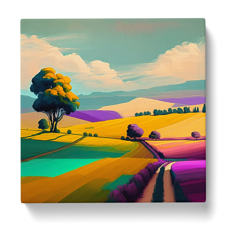 Brambly Cottage Landscape Colour Field Painting No.1 - Art Prints ...
