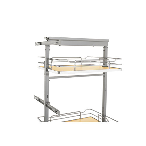 Rev-A-Shelf Adjustable Solid Surface Pantry System for Tall Pantry ...