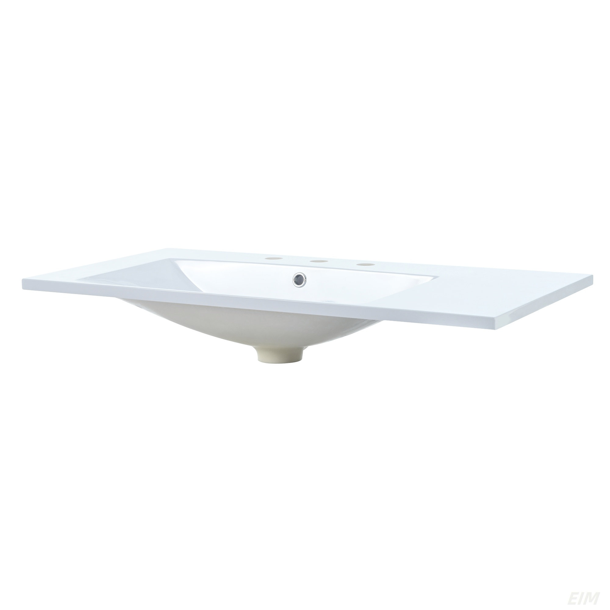 CHENGGUHENGXIN 36" Single Bathroom Basin Sink, Left Offset Sink Vanity ...