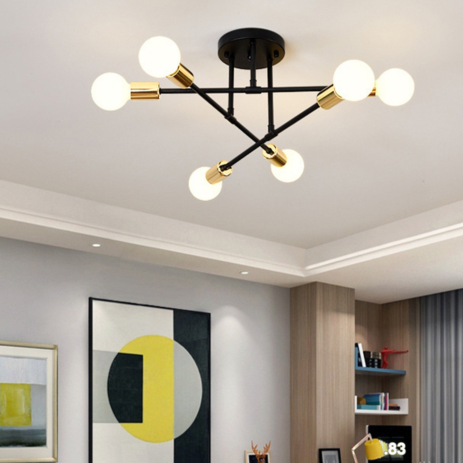 George Oliver LED Ceiling Light E27 Vintage Decoration(Bulb Not Included) | Wayfair.co.uk