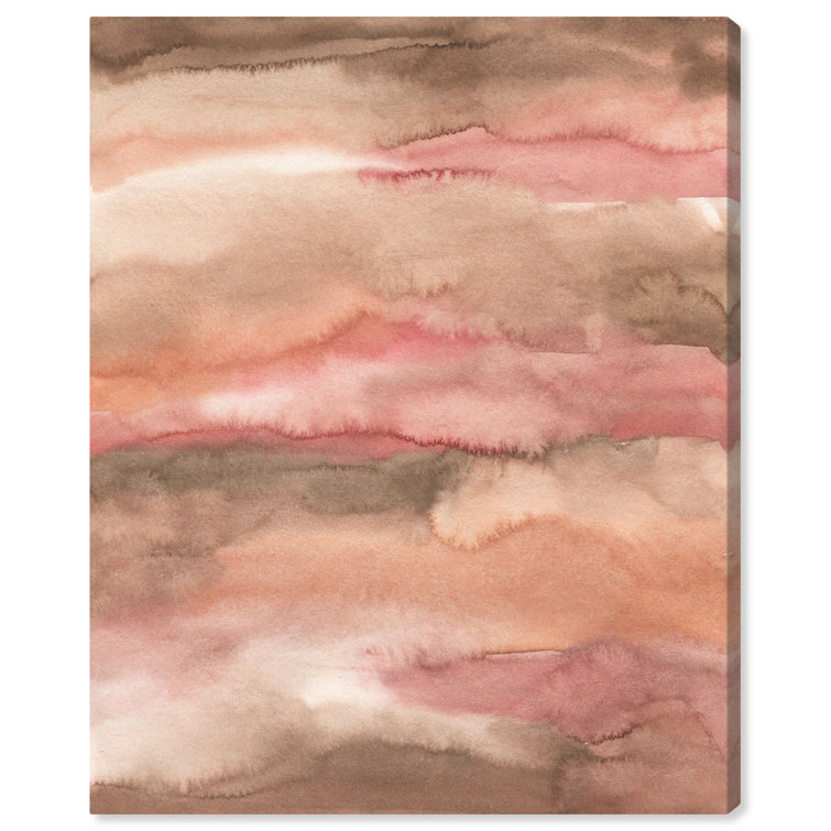 Art Remedy Earthy Abstracts " Loose Powder " by Art Remedy | Wayfair