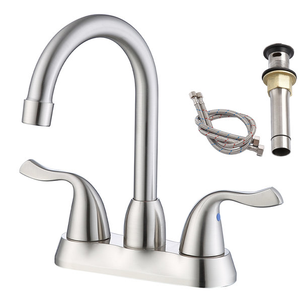 YZZY Centerset 2-handle Bathroom Faucet with Drain Assembly | Wayfair