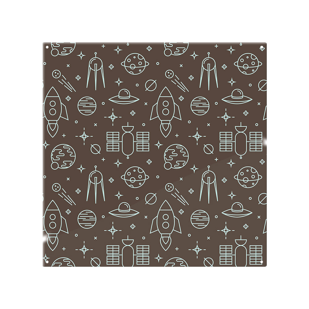 Ivy Bronx Planets And Stars Splash Back | Wayfair.co.uk