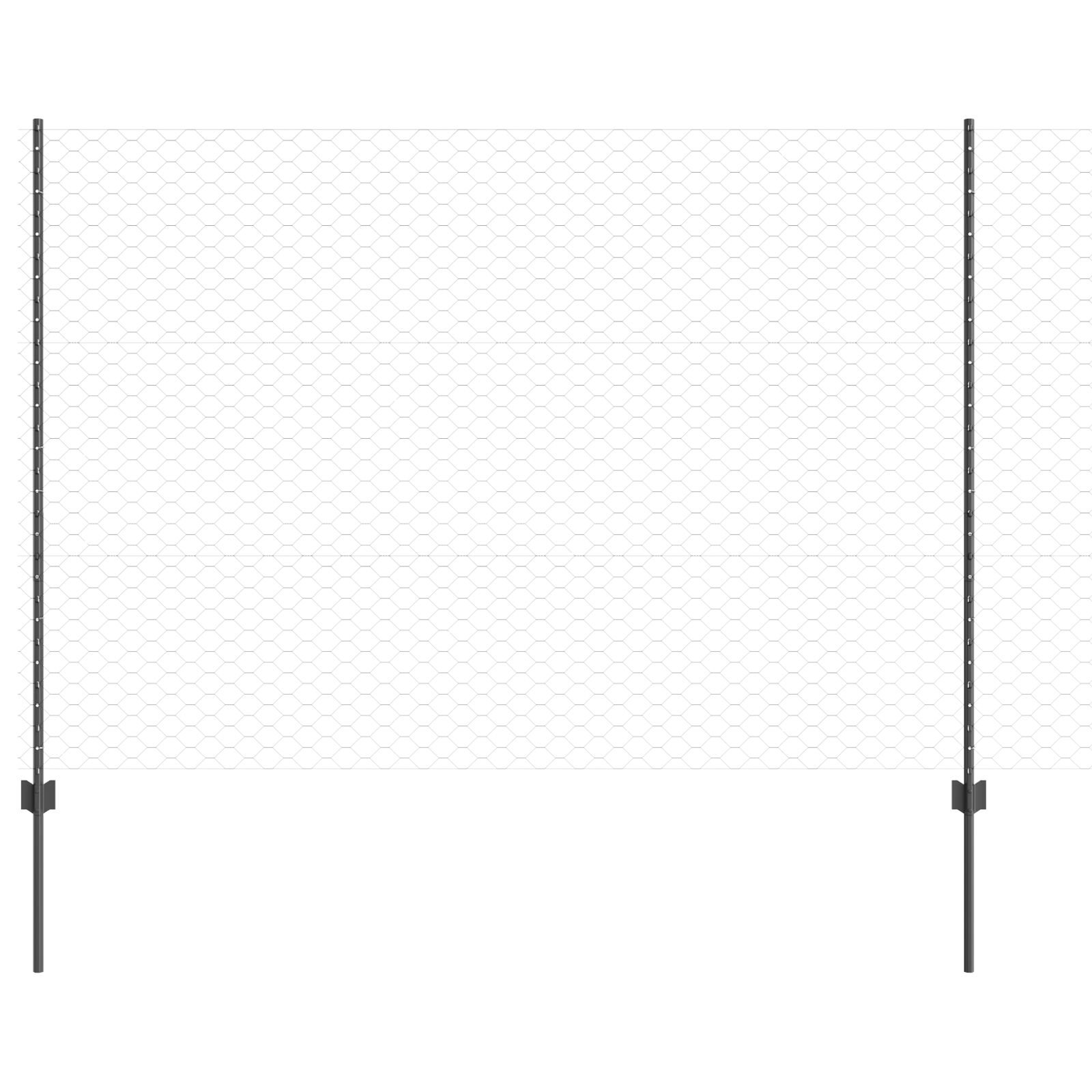 Williston Forge 150cm H x 5000cm W Metal Fencing Kits | Wayfair.co.uk