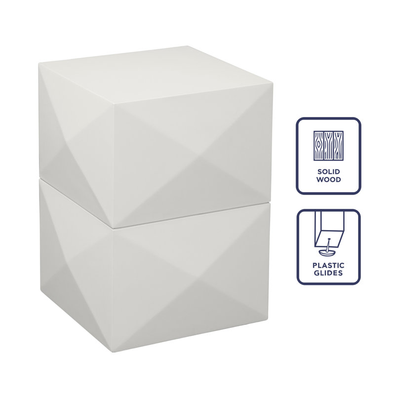 Wrought Studio™ Joselynne Malibu Side Table | Wayfair