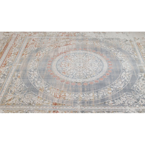 Bungalow Rose Boho Wilton Machine Woven Southwestern Vintage Area Rug ...