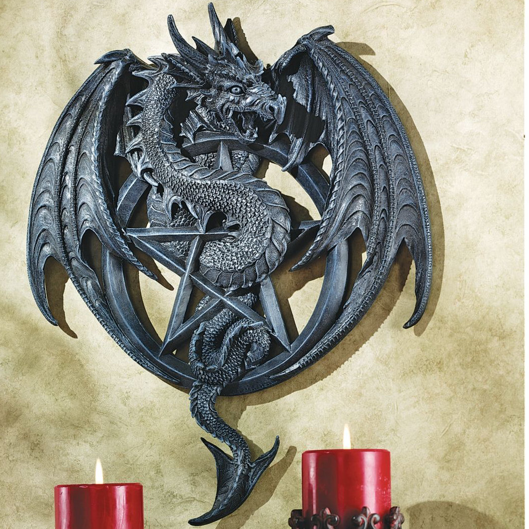 Design Toscano The Dragons Pentacle Wall Sculpture & Reviews - Wayfair ...