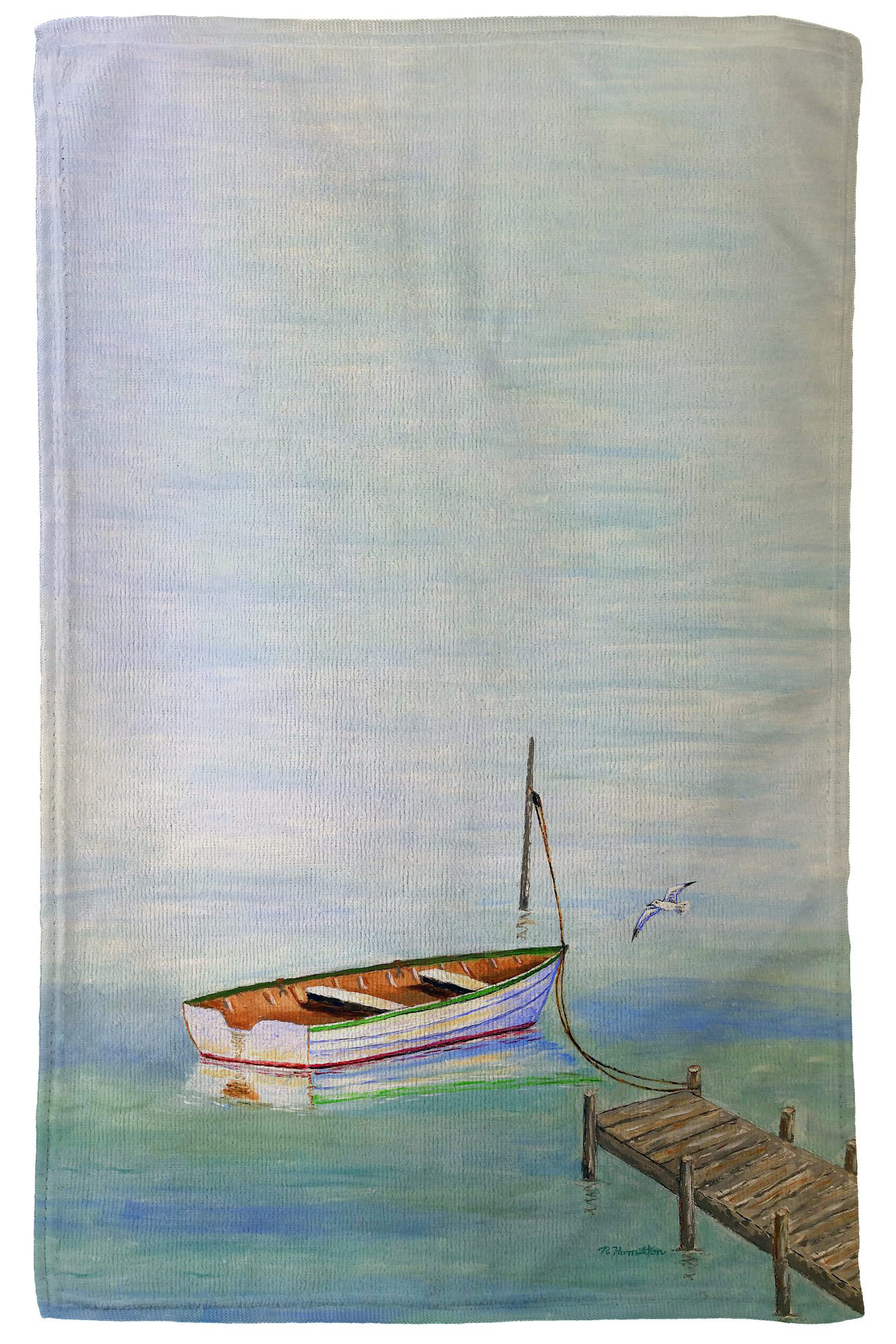 Breakwater Bay Row Boat Kitchen Towel | Wayfair