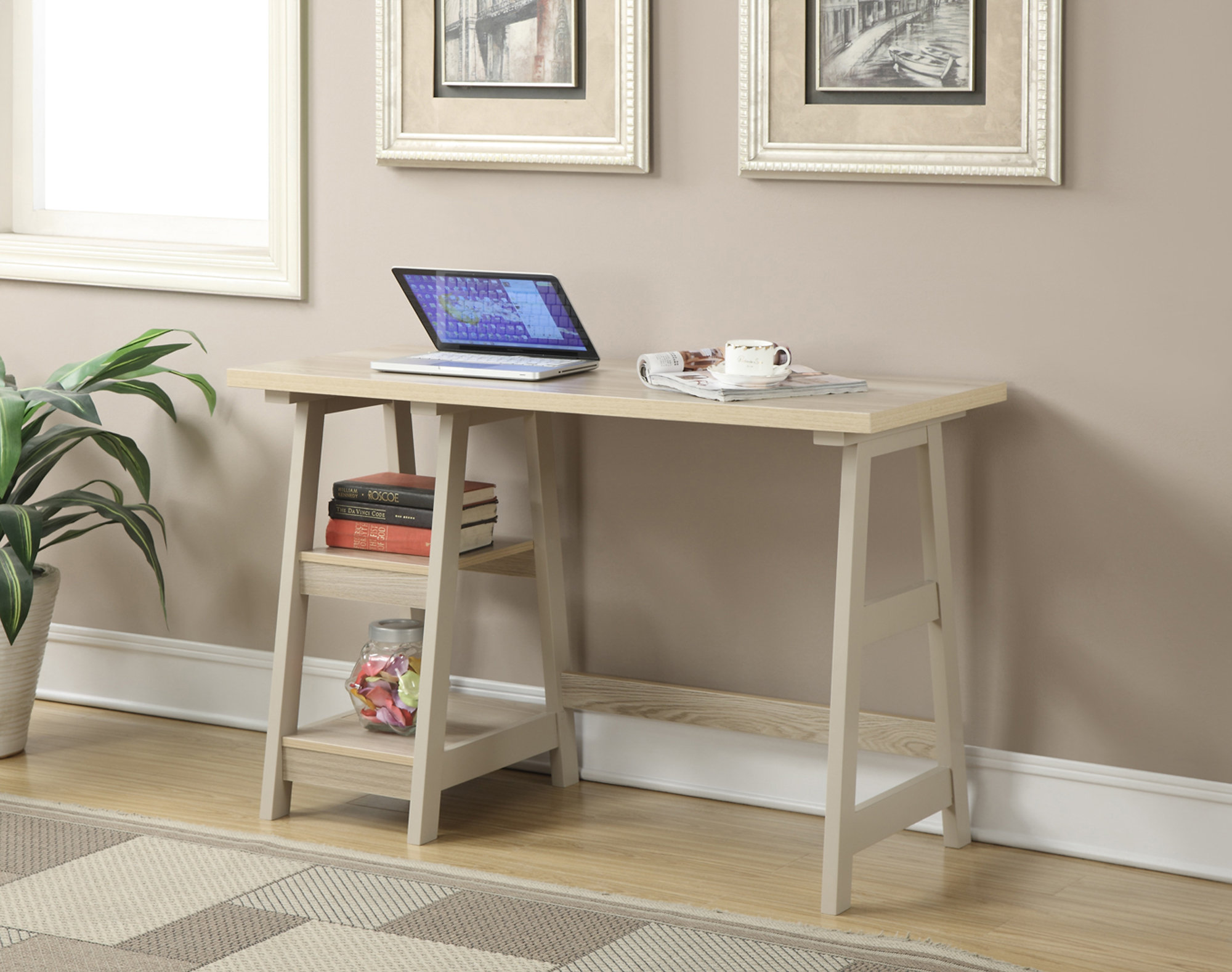Ebern Designs Saribek Reversible Computer Desk & Reviews | Wayfair