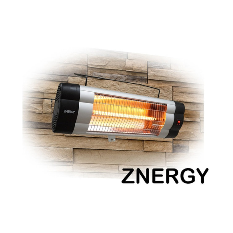 ZNERGY 1500 Watt 5118 BTU Electric Wall Mounted Space Heater , Remote ...