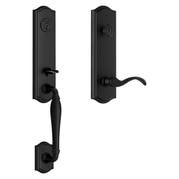 Baldwin Hampshire Handleset with Deadbolt and Door | Wayfair