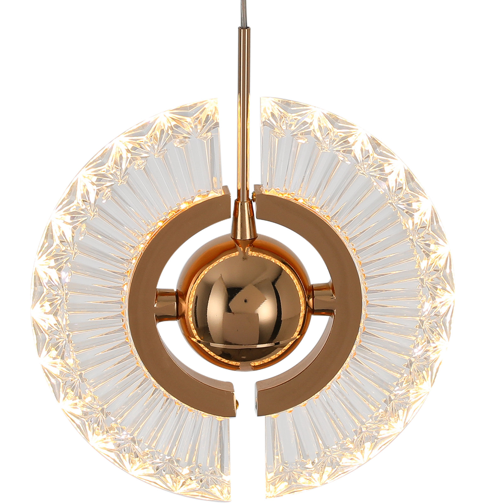 Mercer41 Modern Rod Ceiling Hanging Light Fixture Polished Nickel ...