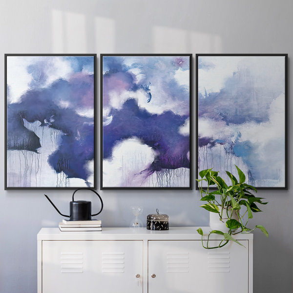 Orren Ellis Acquiesce - 3 Piece Painting on Canvas | Wayfair
