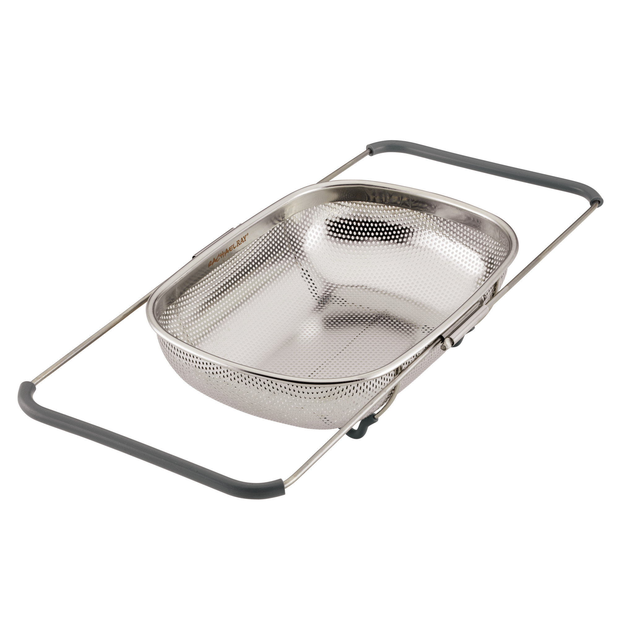 Rachael Ray Tools And Gadgets Over-The-Sink Stainless Steel Colander, 4 ...