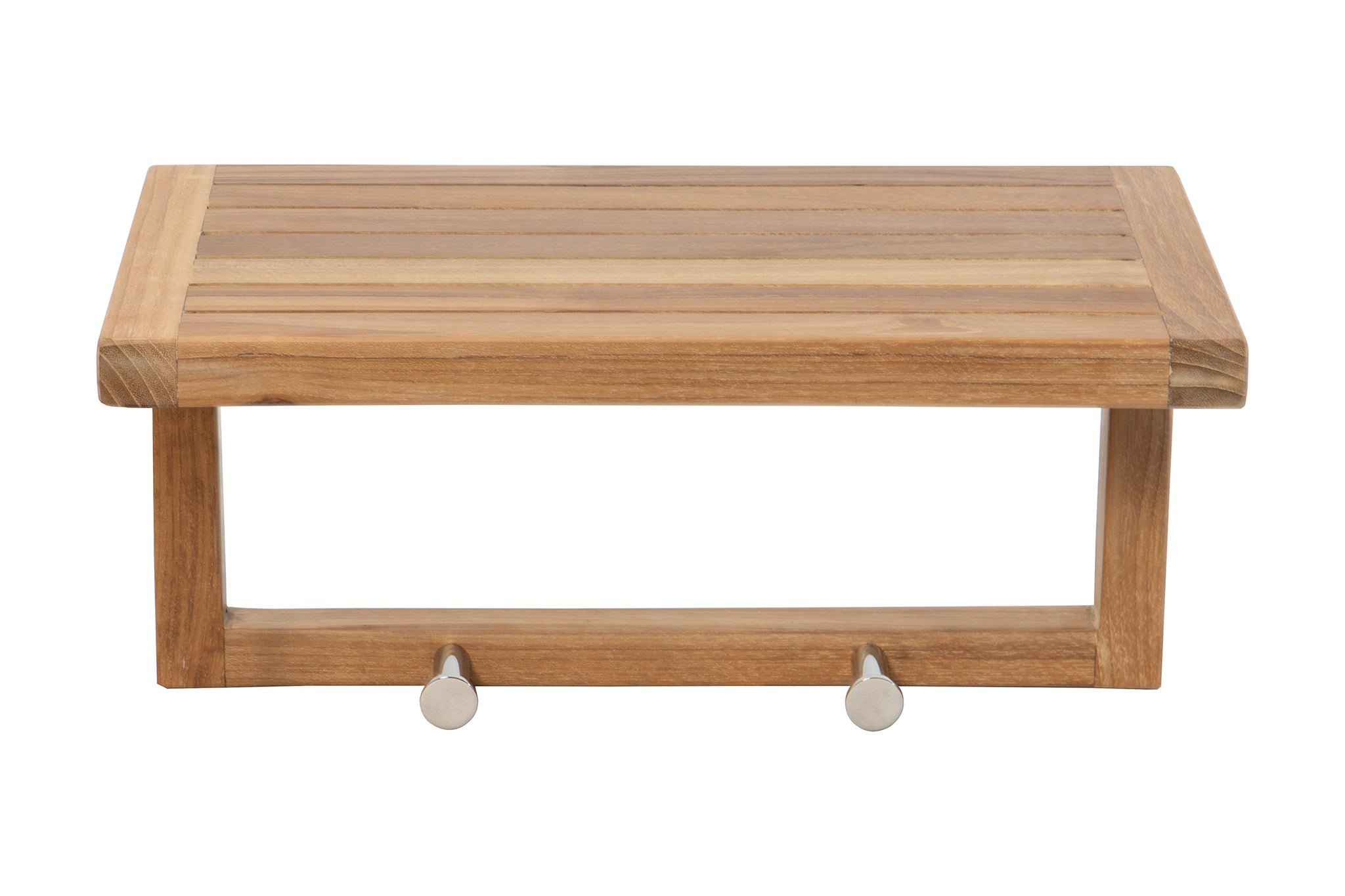 Loon Peak Tablette décorative en bois massif de teck Jamese - Wayfair ...