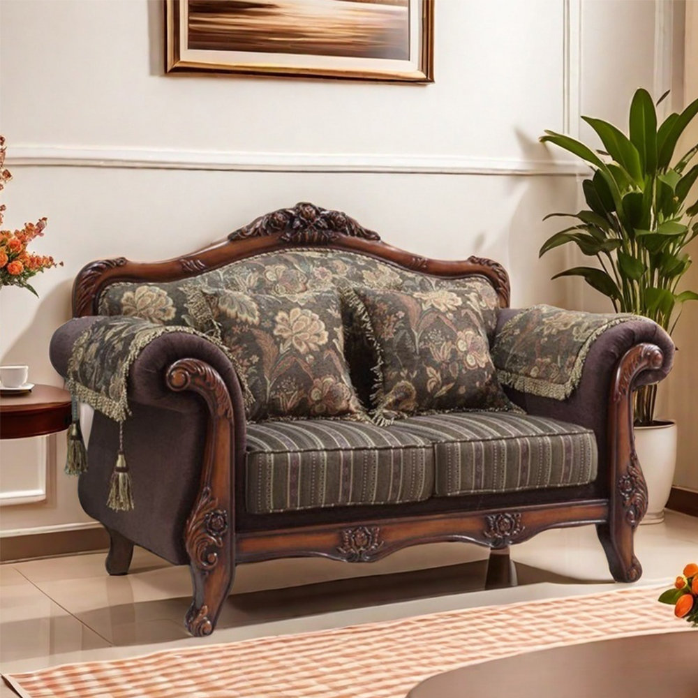 Laouteu Exquisite Floral - Embroidered Sofa - Wayfair Canada