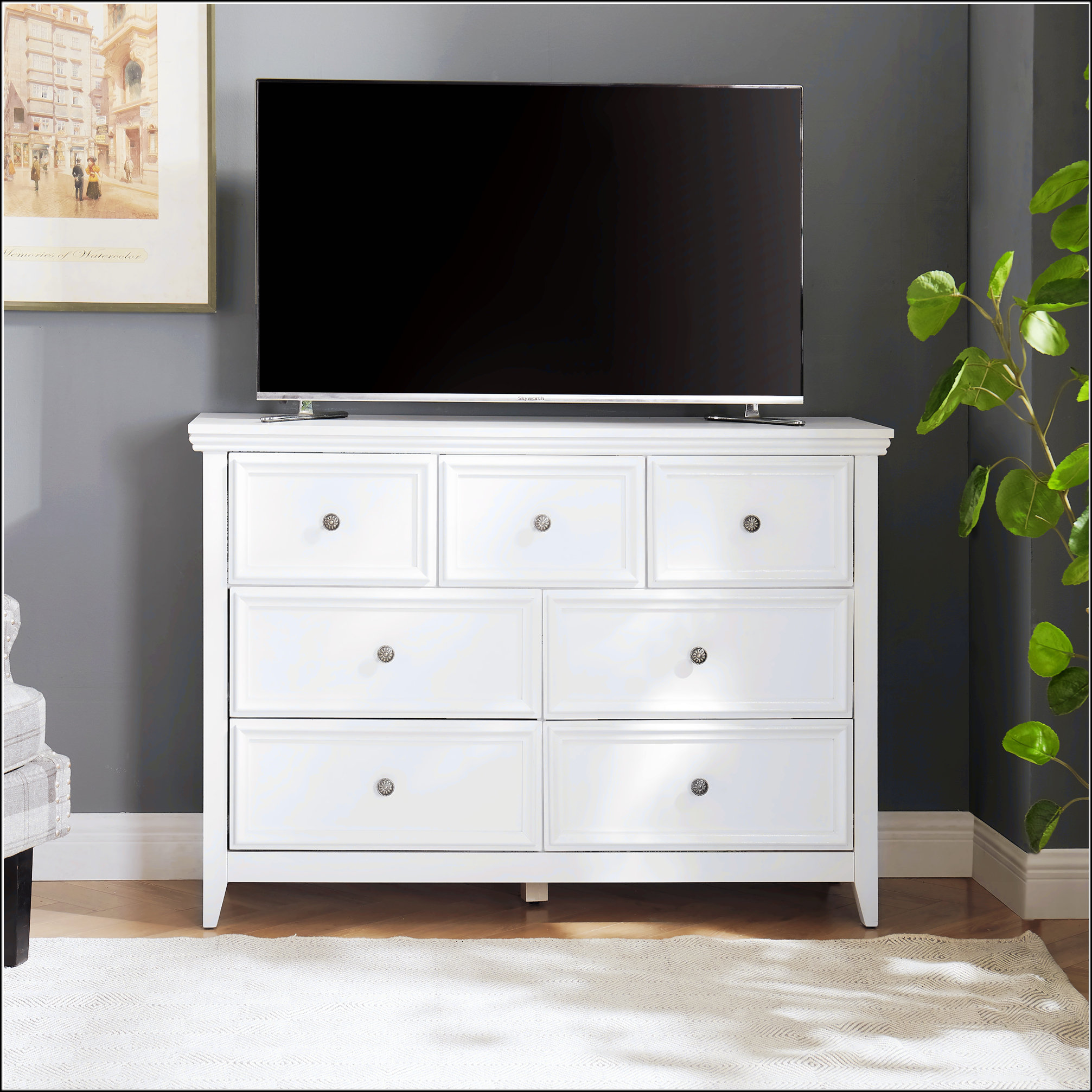 Lark Manor Modern 7 Drawers Dresser 7 Drawers Cabinet - Wayfair Canada
