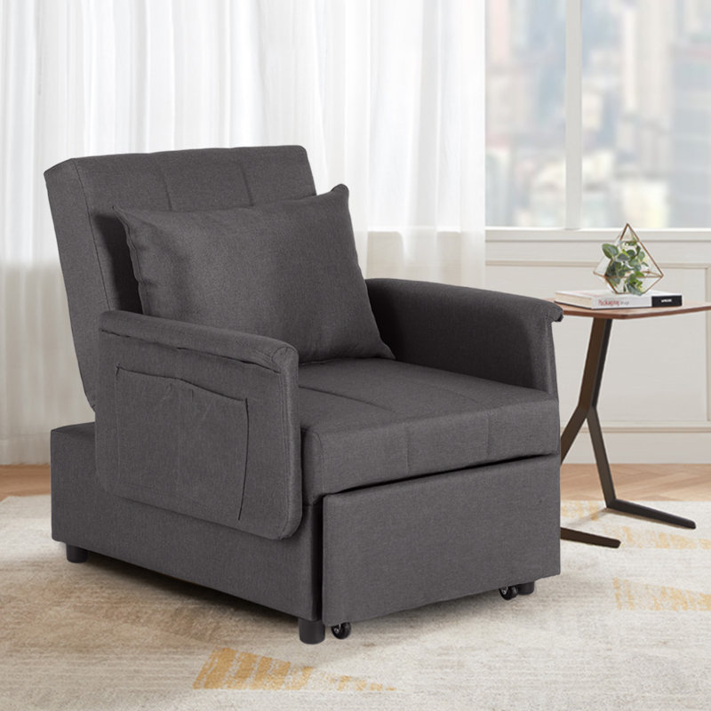 Red Barrel Studio® Convertible Chair Bed | Wayfair