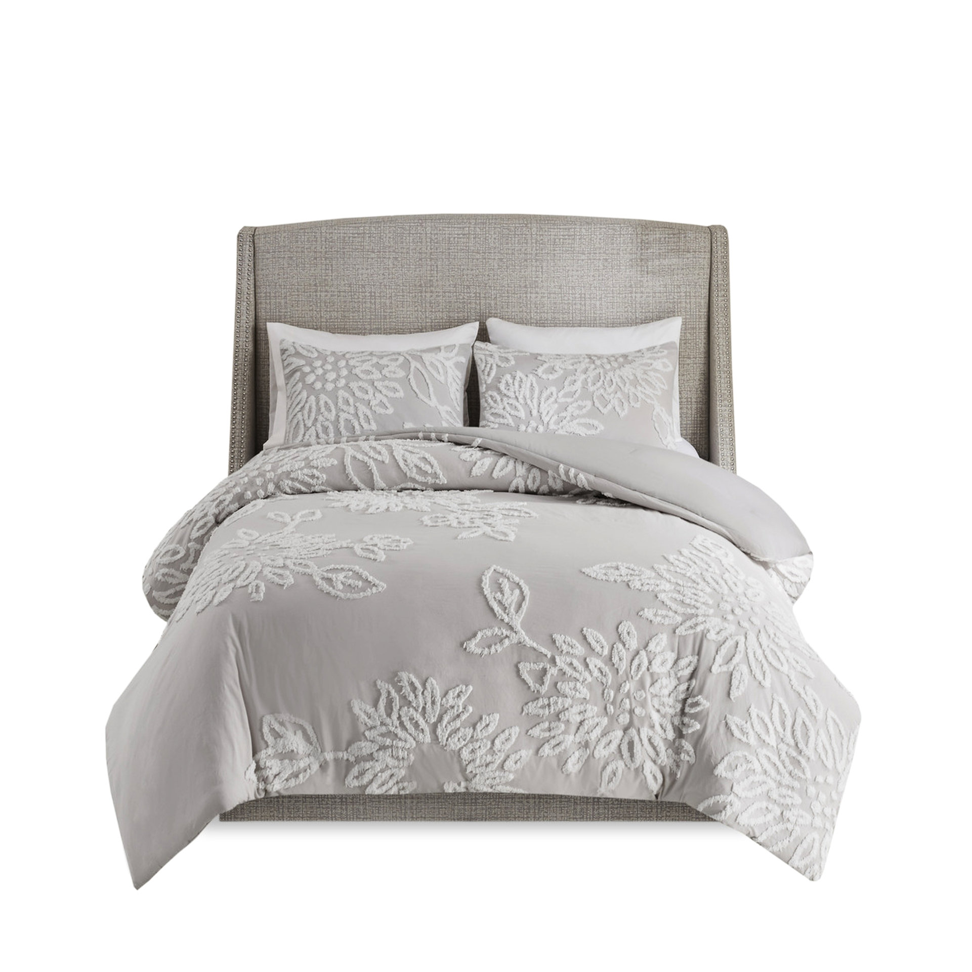 Banior Comforter - 3 Piece Chenille Bedroom Style Cotton Full Machine ...