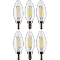 Westinghouse Lighting 60 Watt Equivalent CA11 E12/Candelabra Dimmable ...