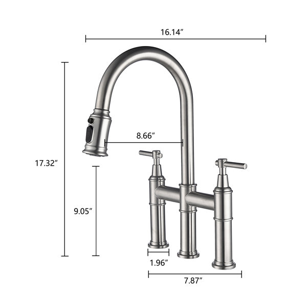NOVEL Pull Down Kitchen Faucet | Wayfair