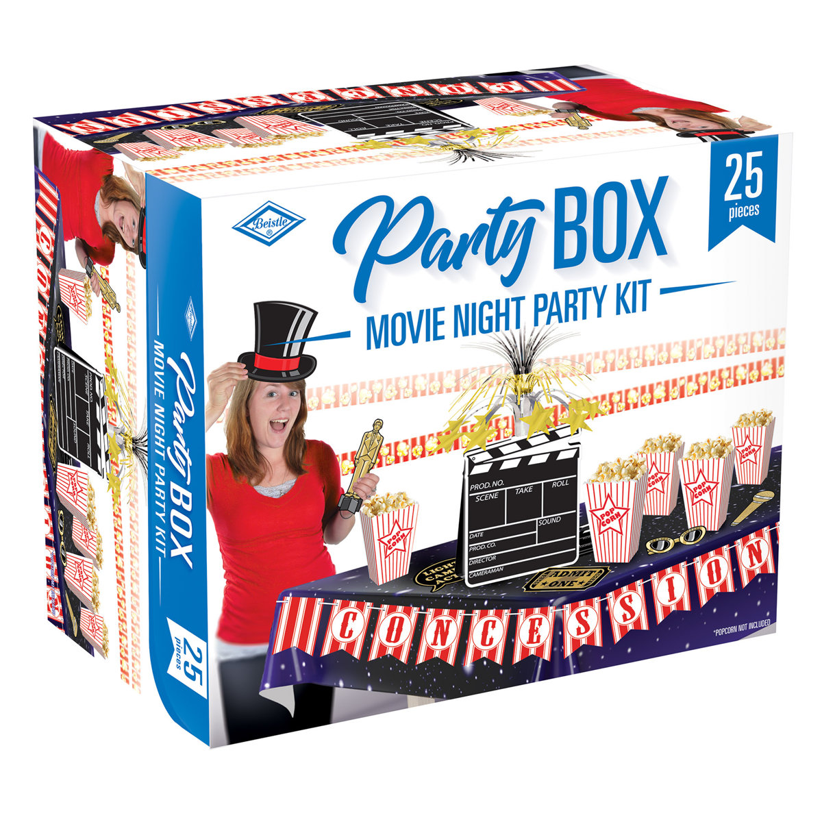 The Party Aisle™ Movie Night Party Box - Pack of 1 | Wayfair