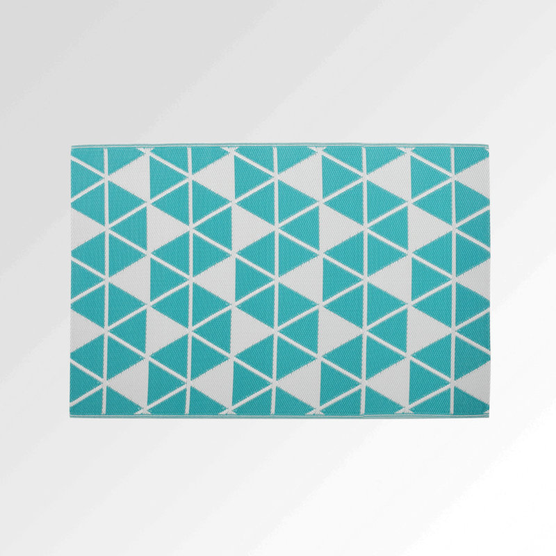 Ebern Designs Area Rug, HERRINGBONE 4" X 6" PP RUG | Wayfair