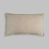 Ebern Designs Nathanim Organic Chic Lumbar Pillow - Washed Textured ...